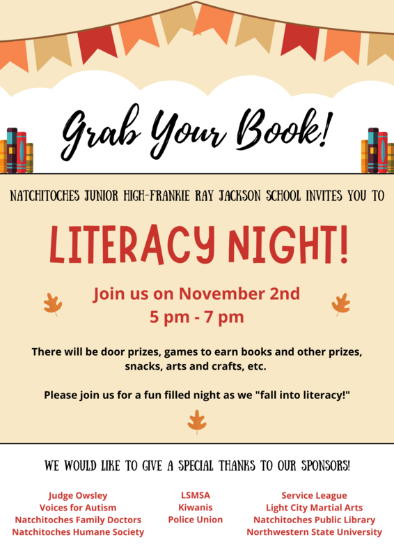 Fall Literacy Night 2021 Natchitoches Junior High Frankie Ray Jackson fall-literacy-night-2021-natchitoches-junior-high-frankie-ray-jackson